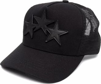 Amiri 3 Star Trucker Hat - - Accessories - Herren - Schwarzk - ONE SIZE