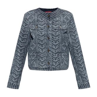 Diesel Damen, Jacken, Blau, XSGr&ouml;&szlig;e