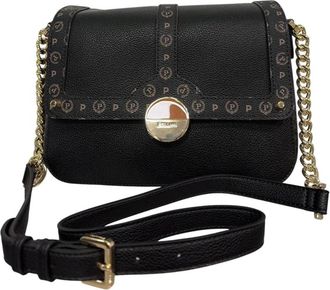 Pollini Femme, Sacs, Noir, Taille: ONE Size Flap Crossbody Bag