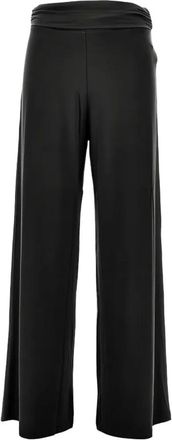 Emporio Armani Femme, Pantalons, Noir, Taille: 42 FR Draped Track Pants