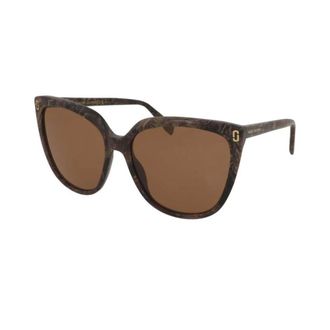 Marc Jacobs Lunettes de soleil &agrave; monture compl&egrave;te - unisex - Accessoires - Brun - Taille: 57 MM