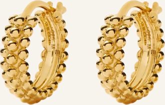Missoma Missoma Creolen Mini Baya Hoop Earrings By Glambou gold