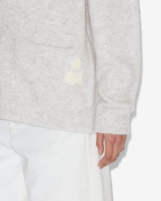 Isabel Marant Cardigan Eborah - Femme - Gris Clair - Taille38 - Marant &Eacute;toile