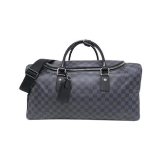 Louis Vuitton unisex, Pre-owned, Gris, Taille: ONE Size Sac Week-end Vintage en Toile Pre-owned