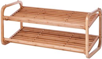 ZELLER home24 Schuhregal Maira 74 x 33 x 33cm Braun