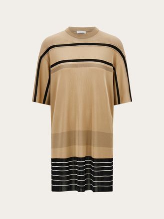 Ferragamo Damen Viskosepulli Beige