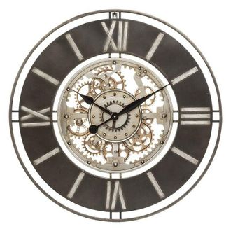 Atmosphera Atmosphera - Grande Pendule murale en M&eacute;tal Dor&eacute; d 70 cm