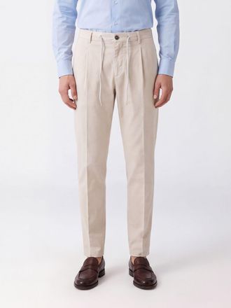 Eleventy Pantalon 5 poches slim en coton stretch avec cordon de serrage