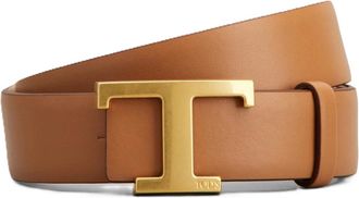 Tod's Femme, Accessoires, Brun, Taille: 90 CM Ceinture R&eacute;versible T Timeless