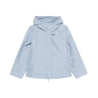Fay Kurzer Parka-Mantel mit Kapuze - - Jackets - Damen - Blau - L