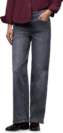 Street One Wide Leg Jeans Steel Grey Washed 32