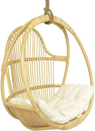 Vente-Unique Vente-unique - Fauteuil suspendu en rotin naturel brianna