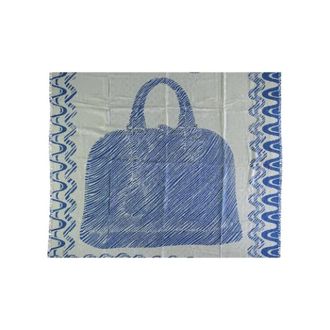 Louis Vuitton Pre-owned Seiden Schals - - Pre-owned - Damen - Blau - ONE SIZE