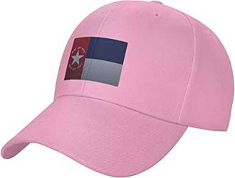 Generic Casquette De Camionneur Effet Tricot du Drapeau De La Caroline du Nord Bonnet De Golf Respirant,L&eacute;g&egrave;re Casquette Baseball pour Femme Outdoor Badminton