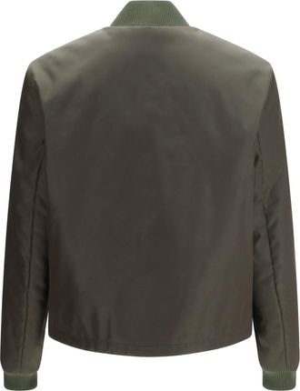 Prada Nylon Bomber Jacket - Green