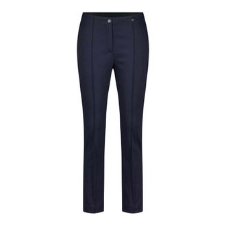 Marc Cain Schicke Businesshose mit Ziern&auml;hten - - Trousers - Damen - Blau - L