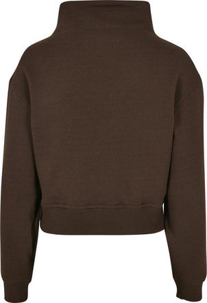 Urban Classics Sweater Urban Classics Damen Ladies Organic Short High Neck Crew (1-tlg)