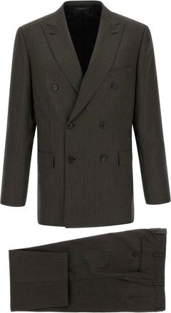 Brioni Knielanges Kleid - Braun