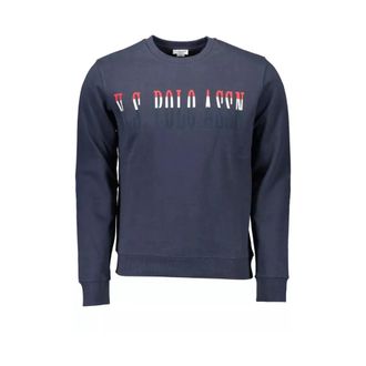 U.S.Polo Association Blauer Baumwollpullover fr Mnner - - Sweatshirts & Hoodies - Herren - Blau - 3XL