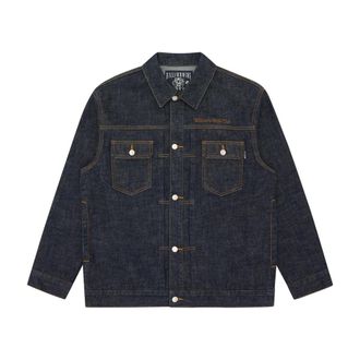 Billionaire Boys Club Script Logo Jeansjacke - - Jackets - Herren - Blau - XL