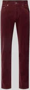 Bugatti Straight Fit Cordhose aus elastischem Baumwoll-Mix