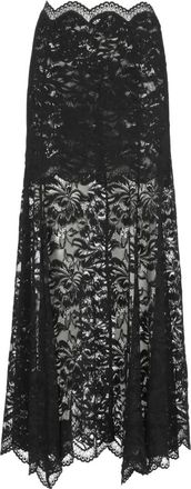Paco Rabanne Femme, Jupes, Noir, Taille: 38 FR Jupe Maxi en Dentelle