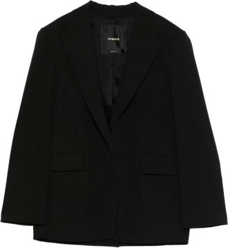 Pinko Pinko, Femme, Vestes, Noir, Taille: 44 FR Veste Casual