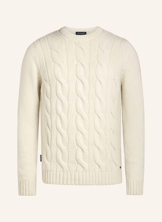 MR MARVIS Mr Marvis Pullover The Cable Knit Pullover weiss