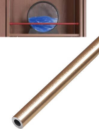 Generic Seitlich montiertes Rundrohrgel&auml;nder aus Aluminiumlegierung - Kantenschutz und St&uuml;tzstange for Holzschr&auml;nke und B&uuml;cherregale(Color9,L100cm/39.3)