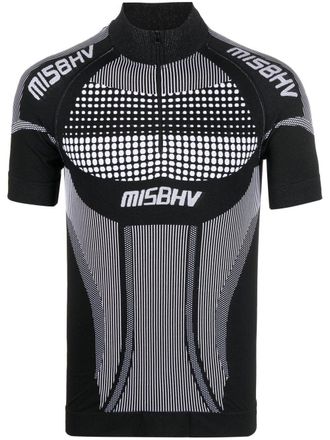 Misbhv T-Shirt mit Logo-Print - Schwarz