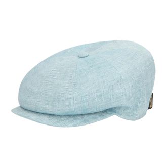 Borsalino unisex, Accessoires, Bleu, Taille: S Casquette rétro à 8 segments