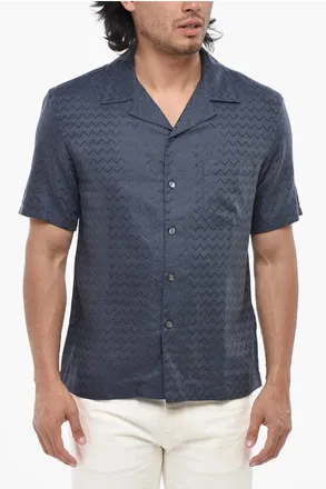 Missoni Chevron-Pattern Shirt With Chest Pocket size 44