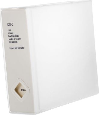 Angoily CD Aufbewahrungsbox Fächer Praktischer CD Organizer aus Abs PVC mit Innentaschen für Zuhause Büro Tragbare Disc Hülle Schutz vor Wasser und Staub