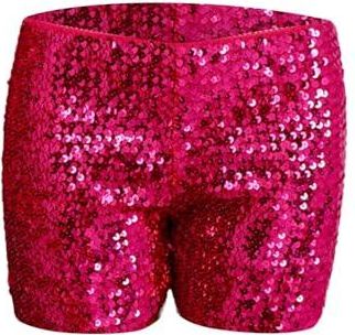 Generic Short taille basse &agrave; paillettes pour femme - Coupe ajust&eacute;e - Mini short skinny &agrave; paillettes - Pour f&ecirc;te, club, danse, carnaval, carnaval, effet mouill