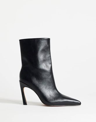 Topshop Kimora bottines &agrave; bout pointu &agrave; talon noires