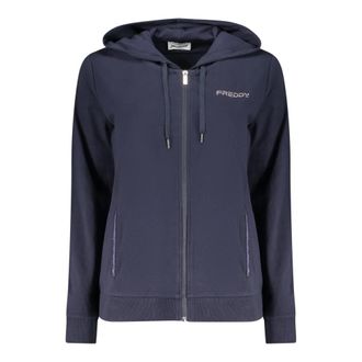 Freddy Lang&auml;rmliger Hoodie - - Sweatshirts & Hoodies - Damen - Blau - S
