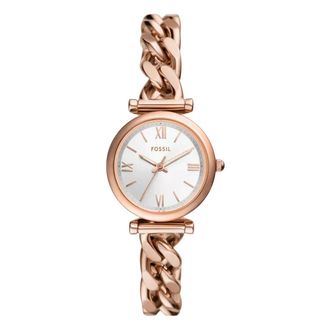 Fossil Carlie Mini Uhr - - Accessories - Damen - Rosa - ONE SIZE