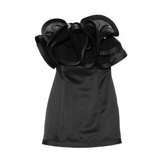 Elisabetta Franchi Femme, Robes, Noir, Taille: 38 FR Duchesse Mini Dress