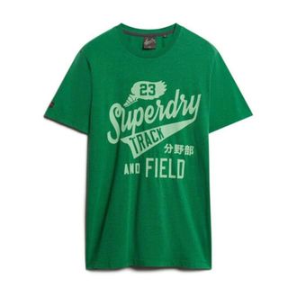 Superdry Vintage Graphic Collage T-Shirt - - Tops - Herren - Gr&uuml;n - 2XL