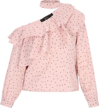 Faina Bluse Frauen rosa schwarz
