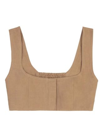 Le Kasha débardeur en lin - Tons neutres