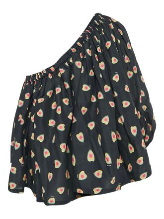 Zadig&Voltaire blouse à motif coeur pre-owned - Noir