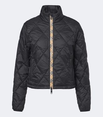 Burberry Veste matelass&eacute;e Burberry Check