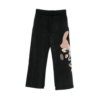 KidSuper Studios Schwarze Side Eye Hose - - Trousers - Herren - Schwarzk - L