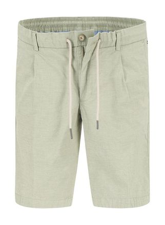 Bugatti Herren Shorts blau Baumwoll-Stretch