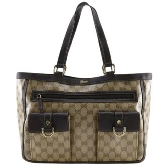 Gucci Sac cabas GG Crystal doccasion - Femme - Pre-owned - Brun - Taille: ONE Size