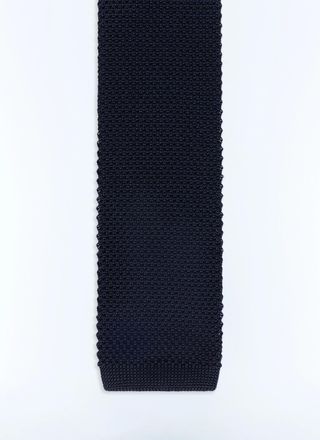Fursac Cravate en tricot de soie - Taille Unique - Homme