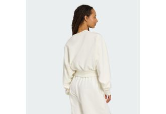 adidas Sweatshirt SOFT LUX SWEATSHIRT, LOCKER GESCHNITTEN (1-tlg)