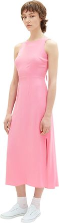 Tom Tailor Damen 1036606 Kleid mit Rückendetail, 31685-Fresh Pink, XL