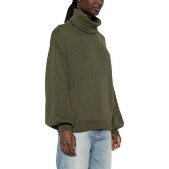 BASERANGE Femme, Pulls, Vert, Taille: 36 FR Calla Sweater